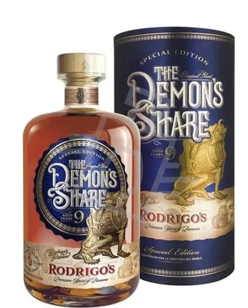 The Demons Share 9 Years Rodrigo's Reserve Limited Edition Rum DD. [0,